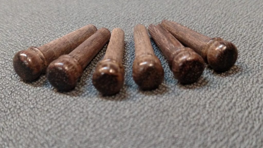 Bridge Pin - Rosewood (Set of 6) - Greg Boyd's House of Fine Instruments