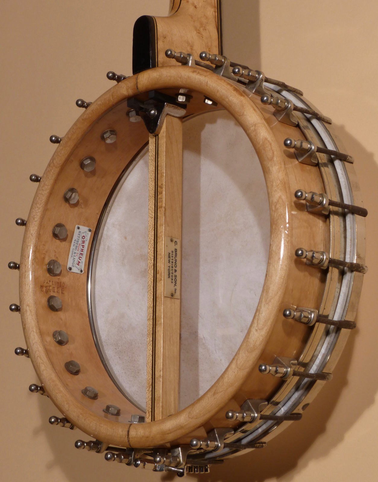 c.1920 #1 Orpheum 5-string Open Back banjo - SOLD - Greg Boyd's House ...