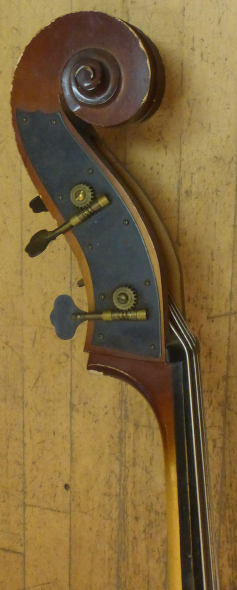 1980 Engelhardt Upright bass- SOLD - Greg Boyd's House of Fine Instruments