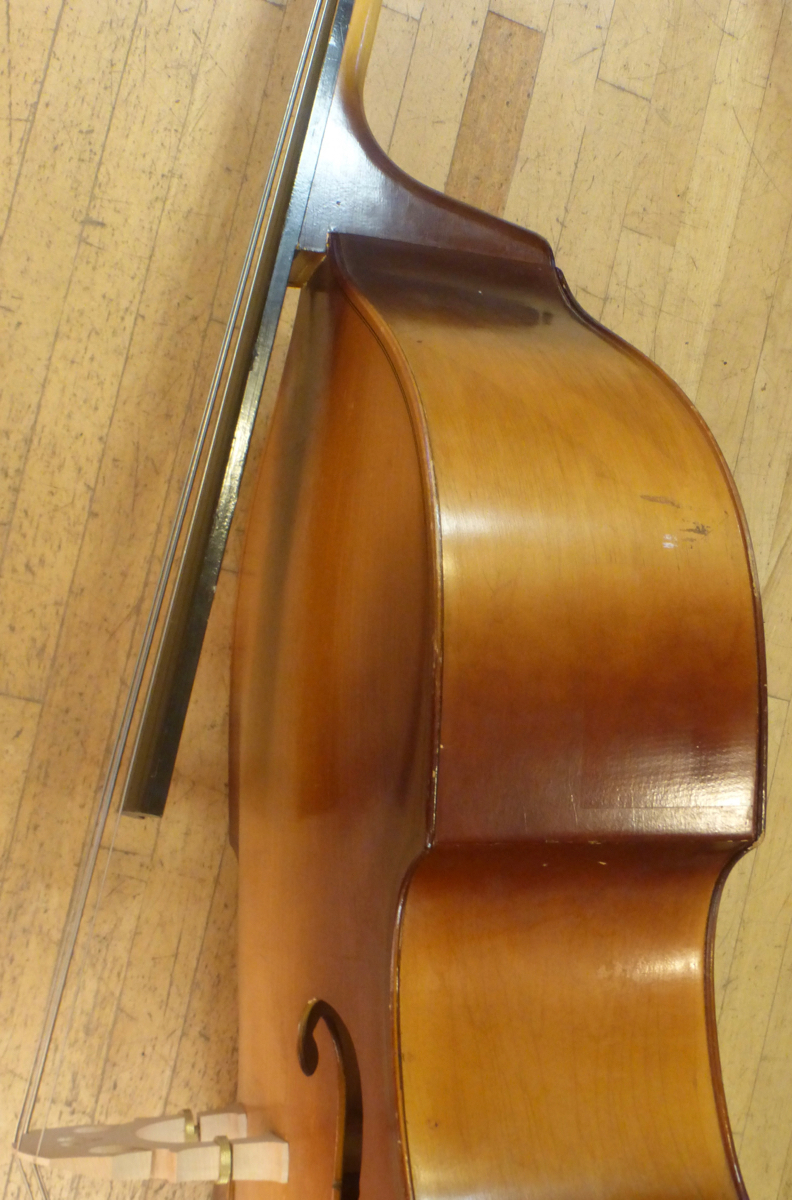 1980 Engelhardt Upright bass- SOLD - Greg Boyd's House of Fine Instruments