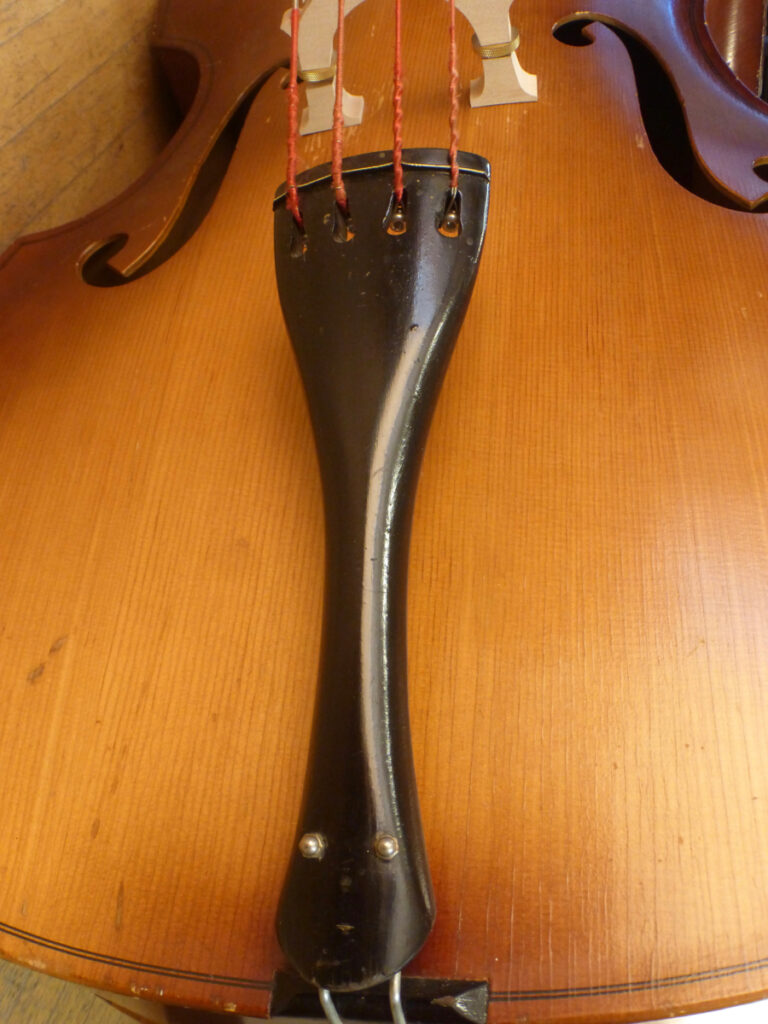 1980 Engelhardt Upright bass- SOLD - Greg Boyd's House of Fine Instruments