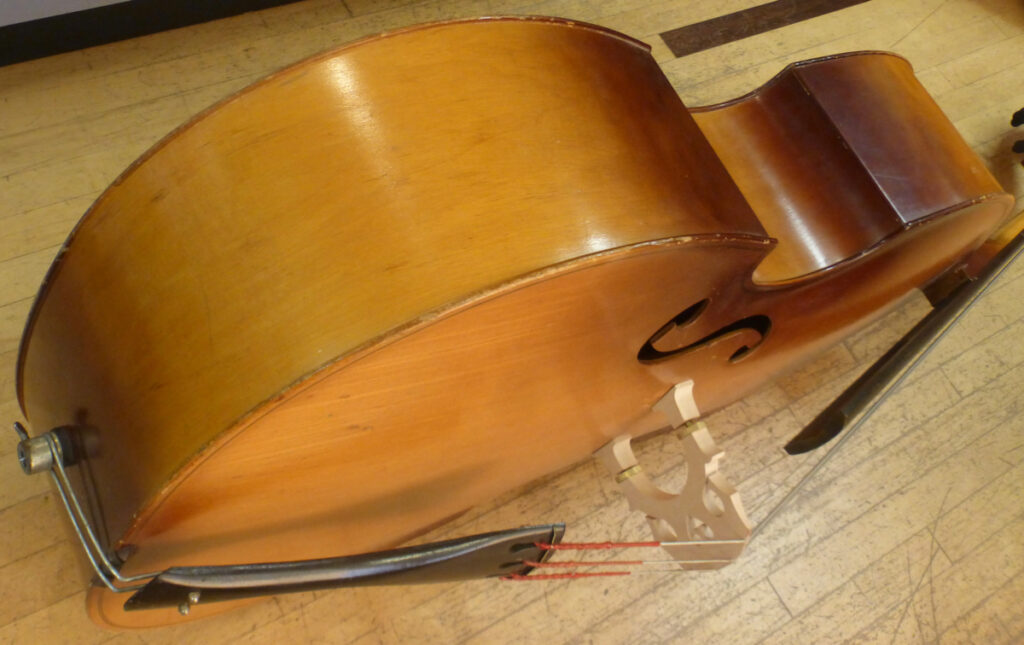 1980 Engelhardt Upright bass- SOLD - Greg Boyd's House of Fine Instruments